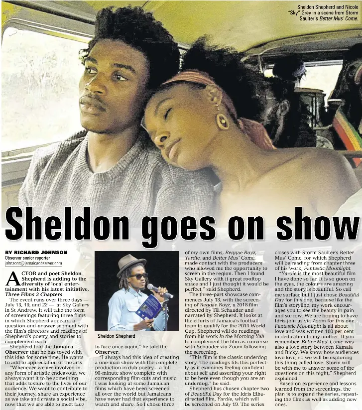 Sheldon goes on show - PressReader