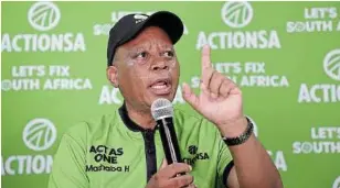 ActionSA inaugural policy conference in September - PressReader