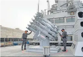 Stealth guided missile destroyer Imphalcomm­issionedin­tonavy - PressReader