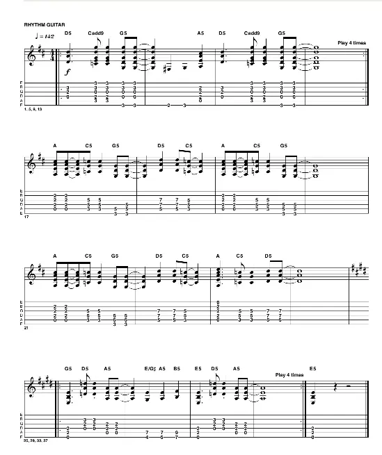 Example HUMBLE PIE STYLE rhythm part - PressReader