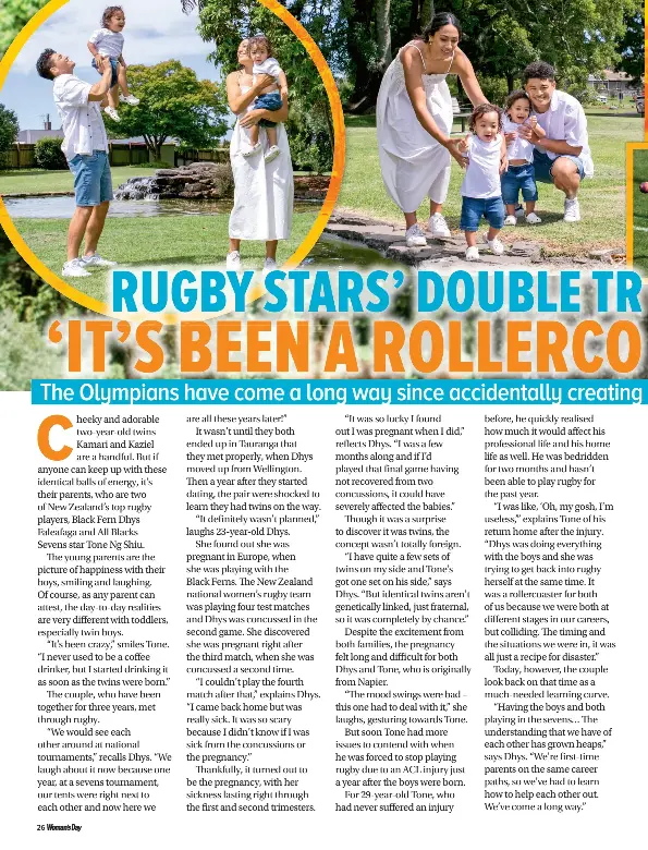 RUGBY STARS’ DOUBLE TROUBLE ‘IT’S BEEN A ROLLERCOAS­TER!’ - PressReader