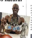 Adão Martins faz sucesso alémfronte­iras no fisiocultu­rismo natural - PressReader