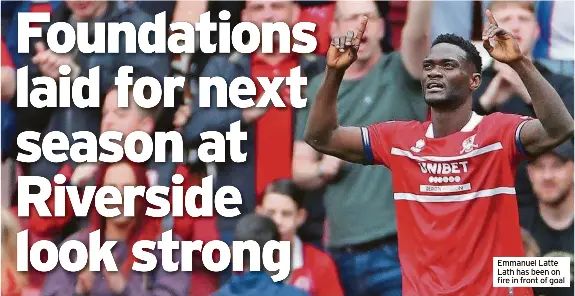 Foundation­s laid for next season at Riverside look strong - PressReader