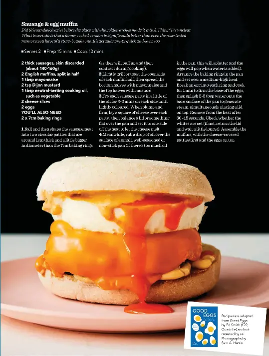 Sausage & egg muffin - PressReader