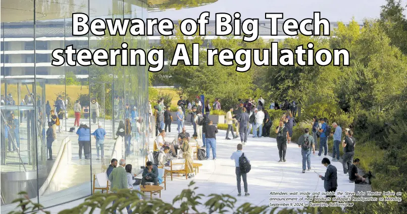 Beware of Big Tech steering AI regulation - PressReader