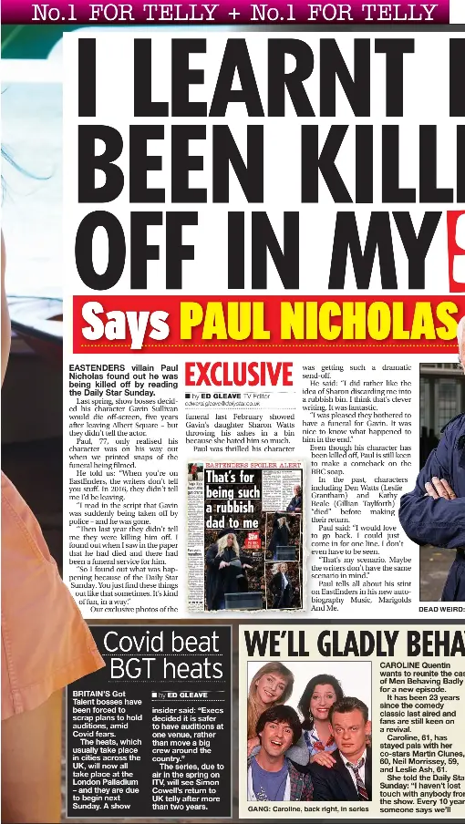 Covid beat BGT heats - PressReader