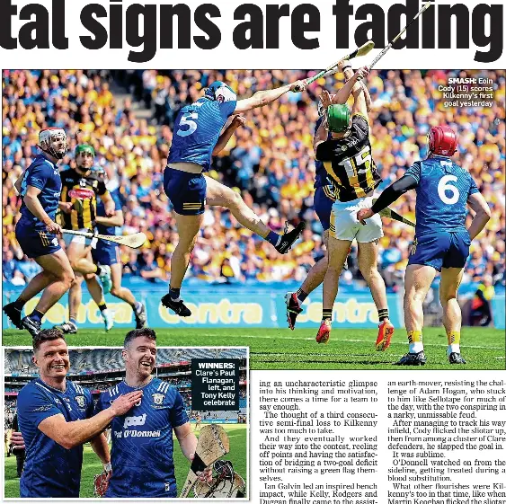 Clare burst to life just as vital signs are fading - PressReader