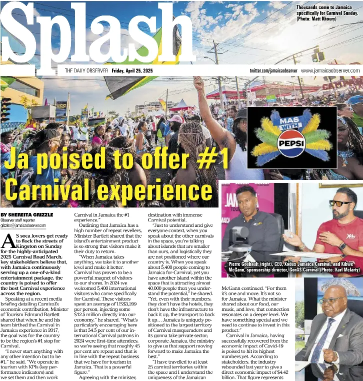 Ja poised to offer #1 Carnival experience - PressReader
