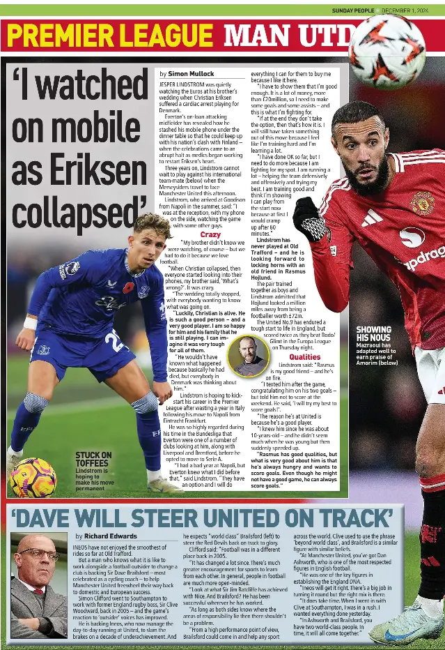 ‘I watched on mobile as Eriksen collapsed’ MAN UTD EVERTON - PressReader