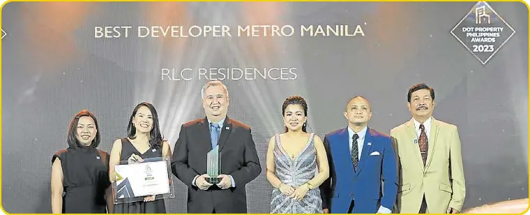 RLC RESIDENCES EARNS ACCOLADES AT THE DOT PROPERTY PHILIPPINE­S AWARDS ...