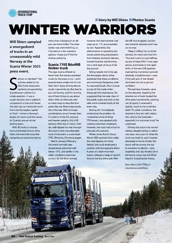 Photos: Scania WINTER WARRIORS - PressReader