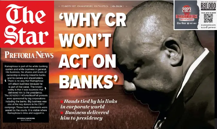 ‘WHY CR— WON’T ACT ON BANKS’ - PressReader