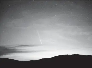 Comet presents a rare opportunit­y for viewing - PressReader