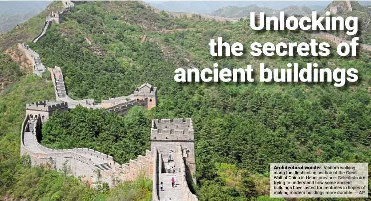 Unlocking the secrets of ancient buildings - PressReader