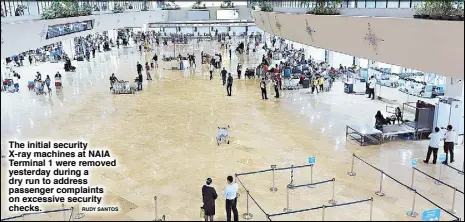 NAIA entrance X-ray machine removed - PressReader