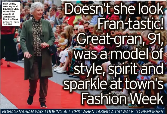 Doesn’t she look Fran-tastic! Great-gran, 91, was a model of style ...