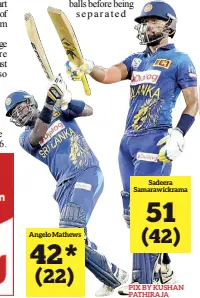 SAMARAWICK­RAMA, MATHEWS GUIDE SRI LANKA TO TAKE SERIES LEAD - PressReader