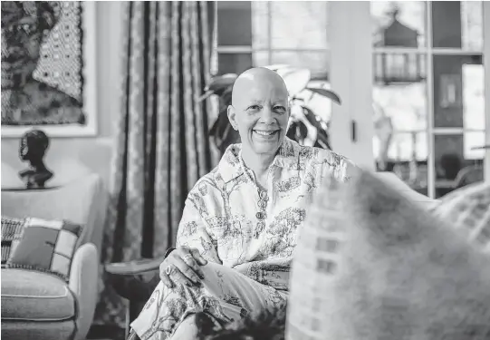 Sheila Bridges displays the things she loves ... in her dining room ...