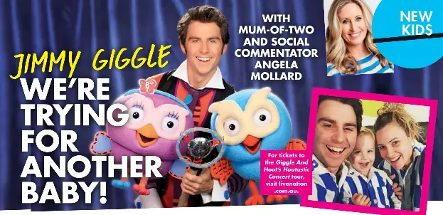 JIMMY GIGGLE WE’RE TRYING FOR ANOTHER BABY! - PressReader