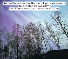 Solar storm puts on brilliant light show - PressReader