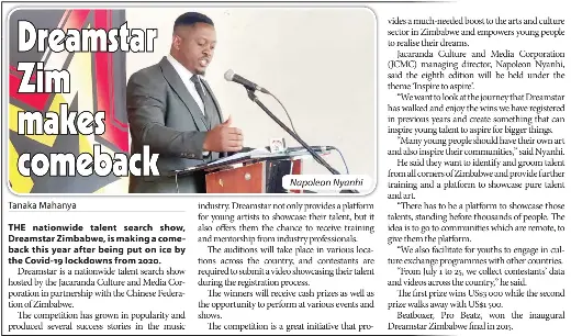Dreamstar Zim makes comeback - PressReader