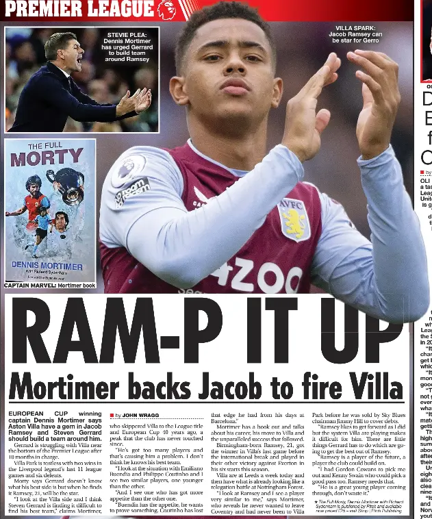 RAM-P IT UP Mortimer backs Jacob to fire Villa - PressReader