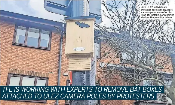 ‘Batman’ protesters try to stop ULEZ camera repairs - PressReader