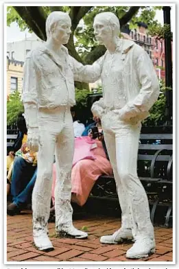 City LGBTQ history given voice in Village statues - PressReader