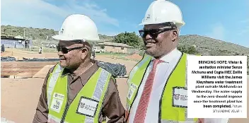 Minister Mchunu told of ‘unbearable’ water challenges in Makhanda - PressReader