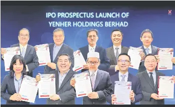 Yenher expects to raise RM61.21 million from the IPO exercise - PressReader