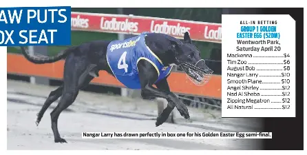 LUCK OF DRAW PUTS LORD IN BOX SEAT - PressReader