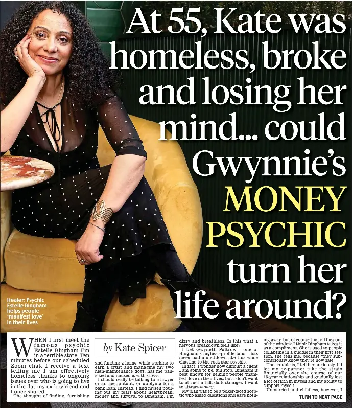 At 55, Kate was homeless, broke and losing her mind... could Gwynnie’s MONEY PSYCHIC turn her ...
