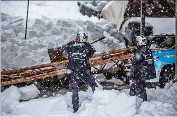 Two Mammoth structures collapse under heavy snow - PressReader