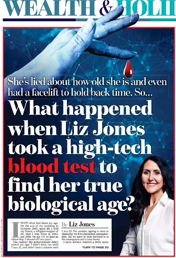What happened when Liz Jones took a high-tech blood test to find her ...