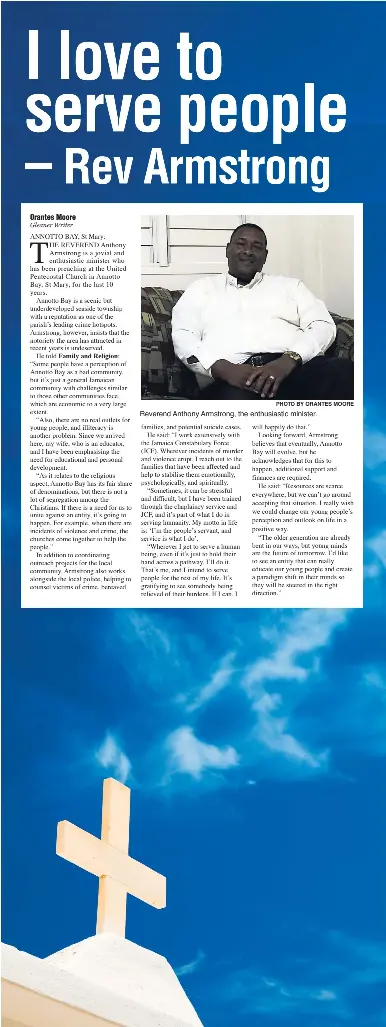 I love to serve people – Rev Armstrong - PressReader