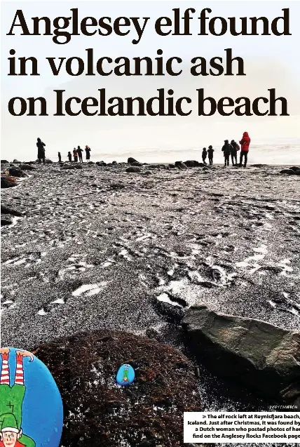 Anglesey elf found in volcanic ash on Icelandic beach - PressReader