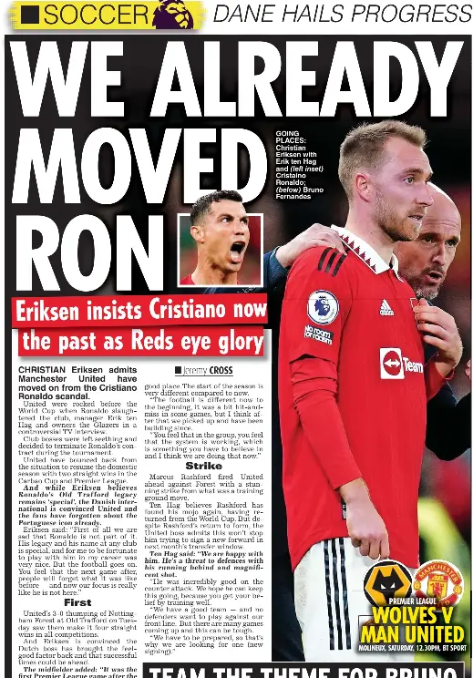 WE ALREADY MOVED RON - PressReader