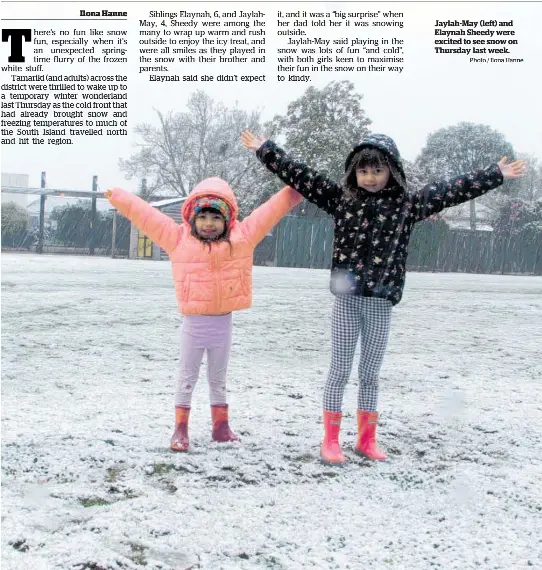 Kids enjoy springtime icy treat - PressReader