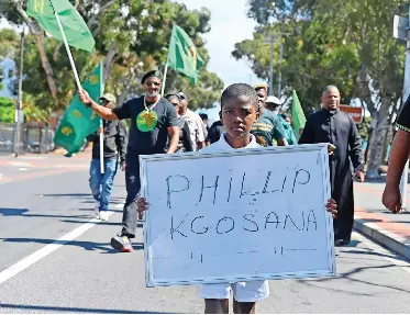 Langa community marches for Philip Kgosana - PressReader