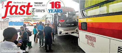 Cubao to San Fernando by Victory Liner electric bus - PressReader