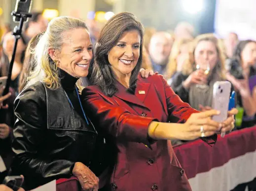 Trump-konkurrent­in trotzt Niederlage­n - PressReader