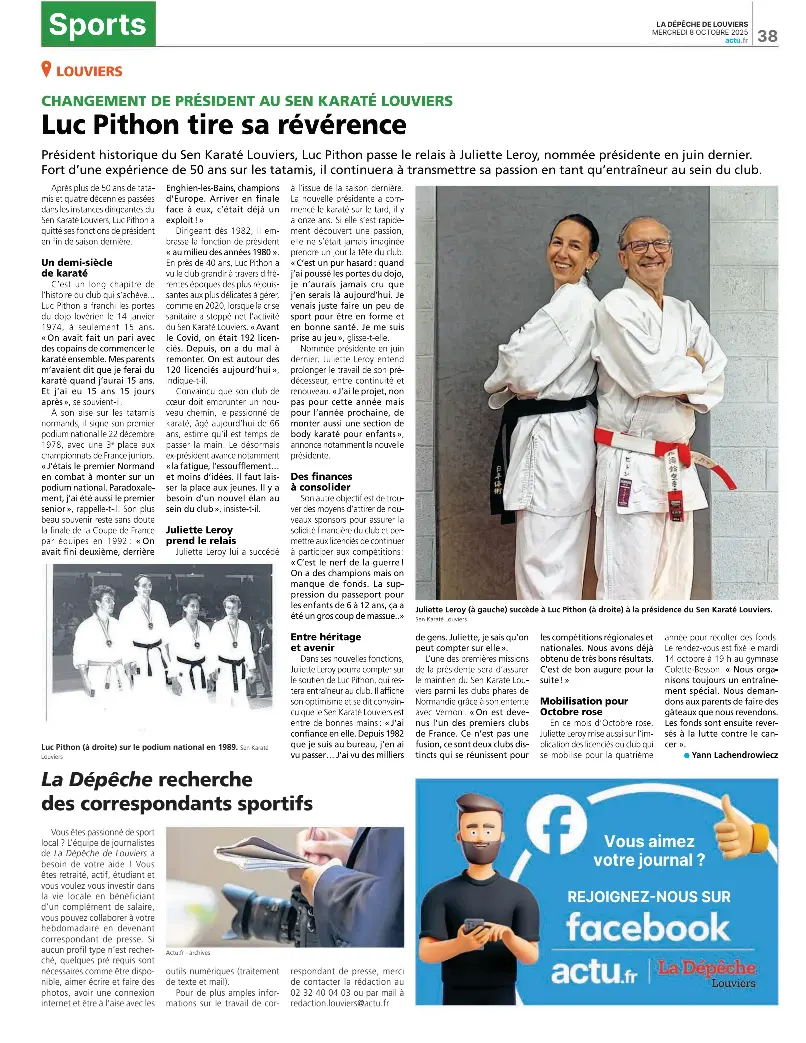 Luc Pithon tire sa révérence - PressReader