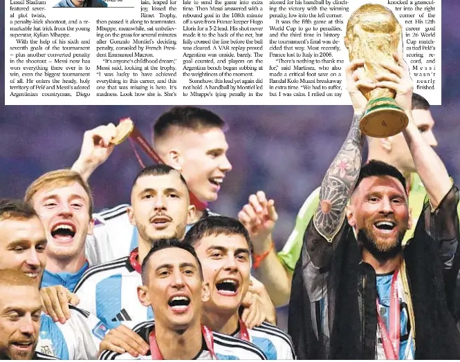 MESSI’S KING OF THE WORLD - PressReader