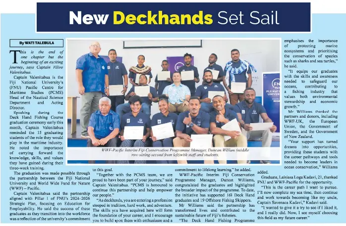 New Deckhands Set Sail - PressReader