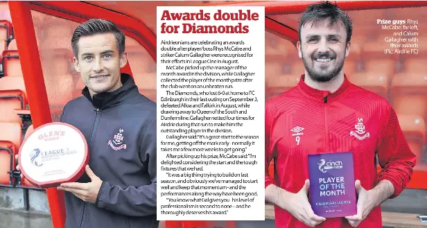 Awards double for Diamonds - PressReader