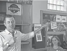 Buttigieg hits the trail for Harris-Walz - PressReader