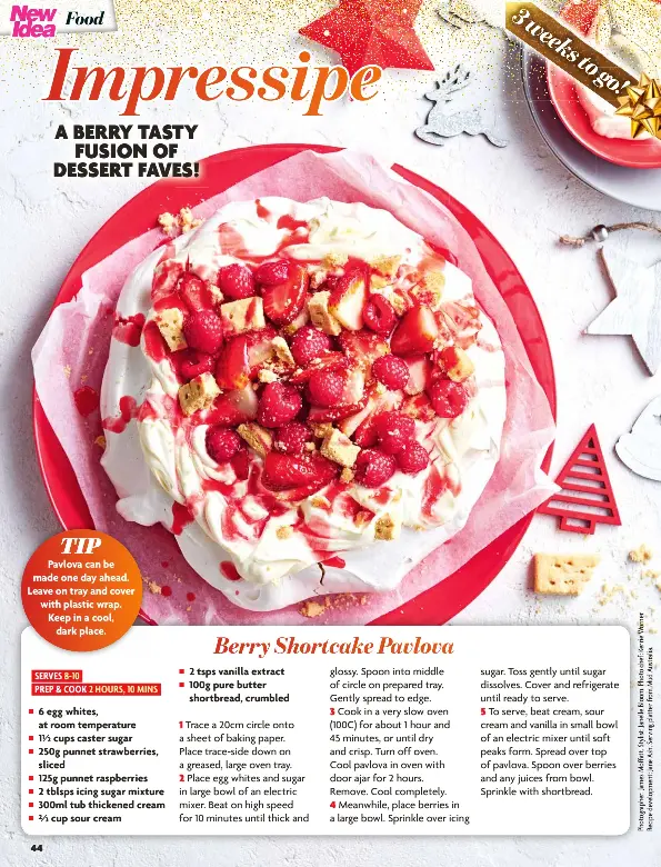 Berry Shortcake Pavlova - PressReader