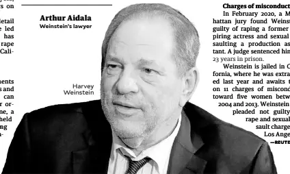 New York’s highest court allows Harvey Weinstein to appeal rape conviction - PressReader