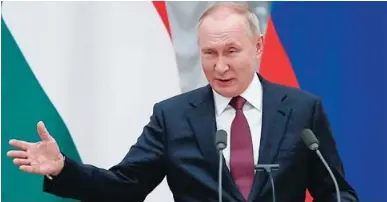 La CPI pide captura de Putin - PressReader