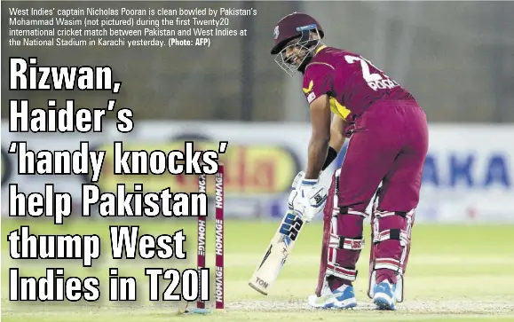 Rizwan, Haider’s ‘handy knocks’ help Pakistan thump West Indies in T20I ...